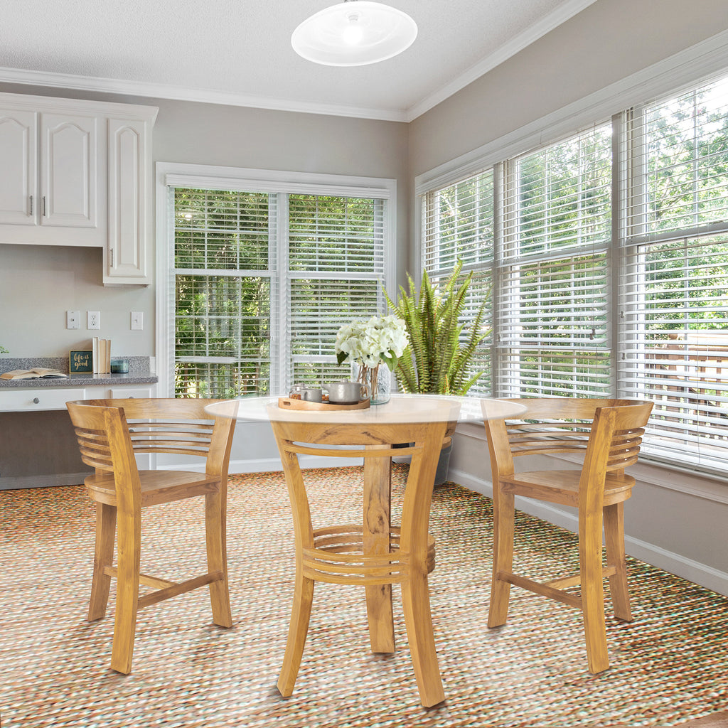 Half moon kitchen table and chairs store