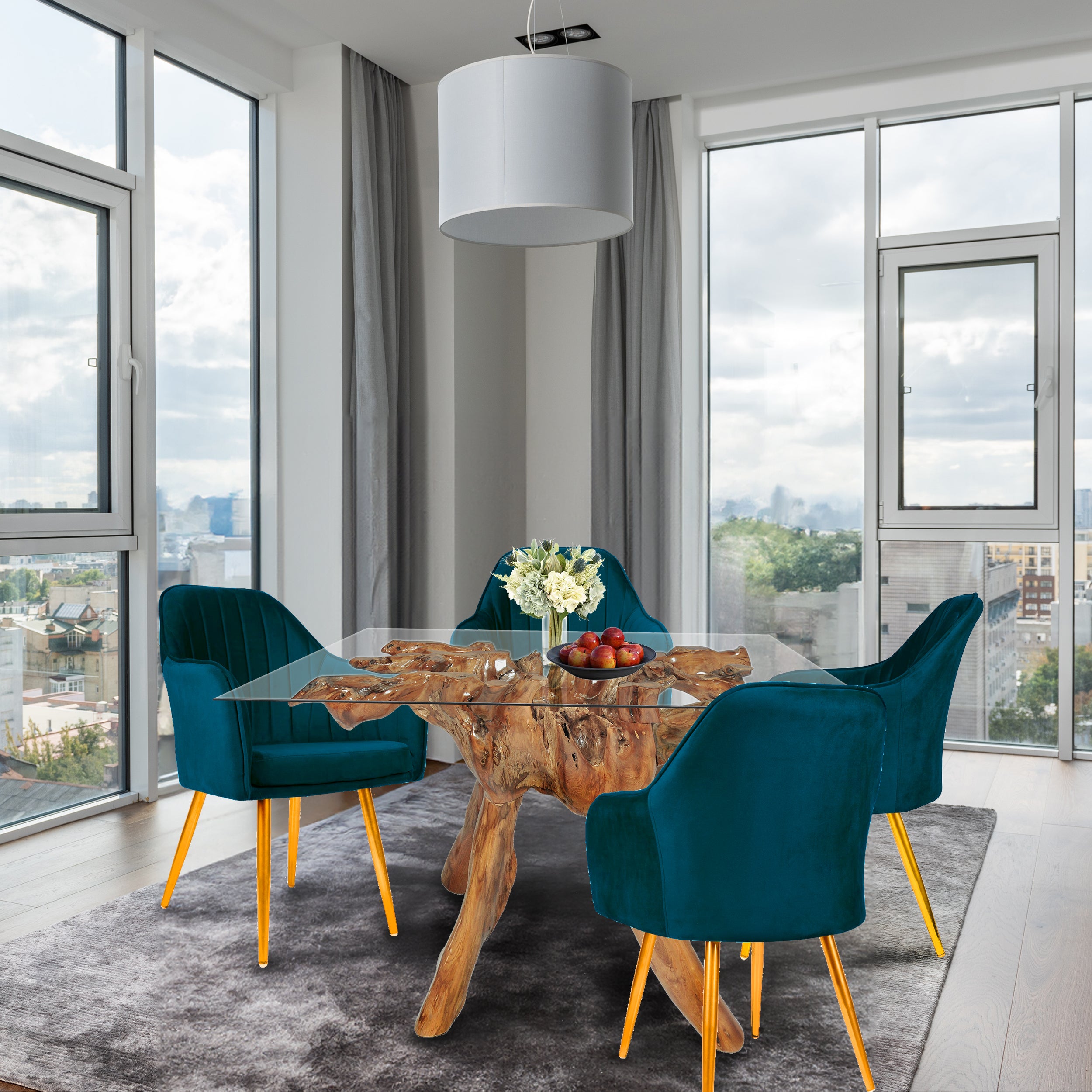 Turquoise Dining Room Chairs