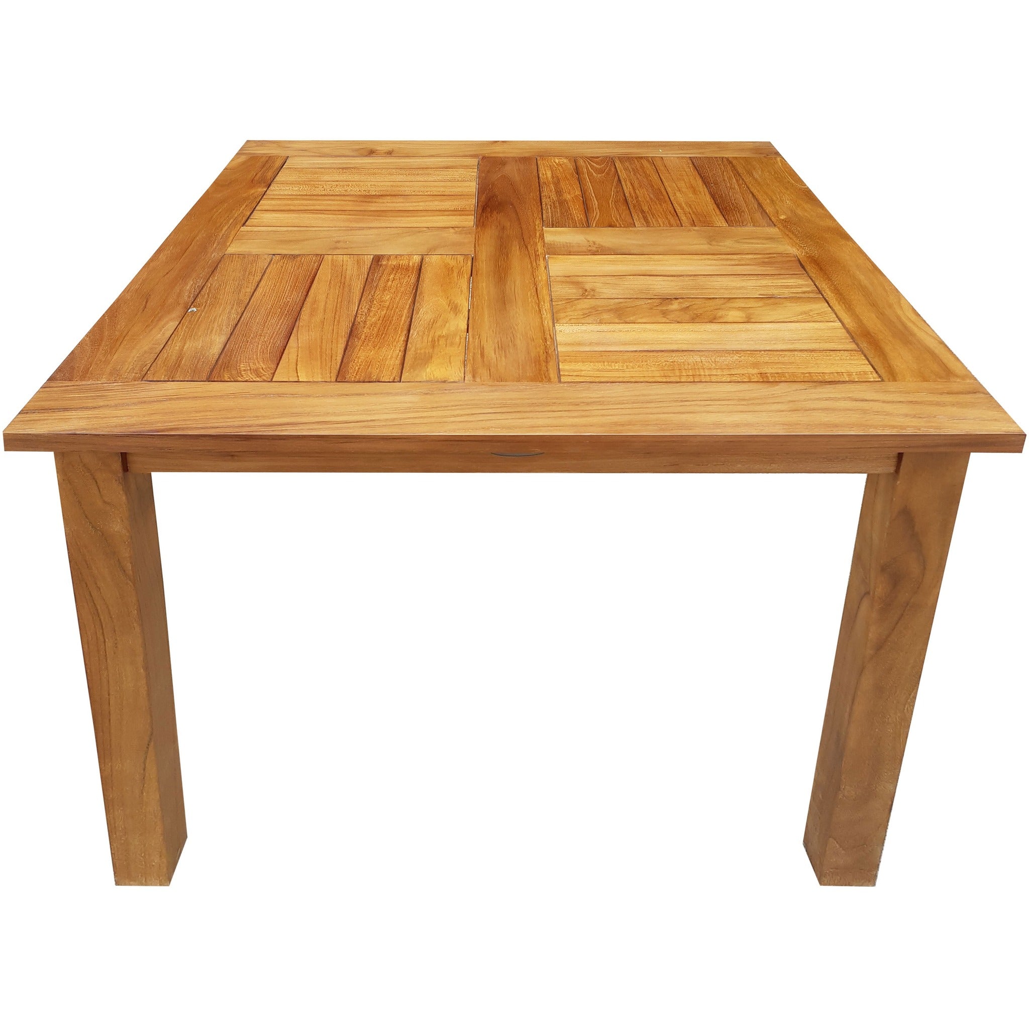 Teak Wood Seville Outdoor Patio Counter Height Bistro Table - 27 inch ...