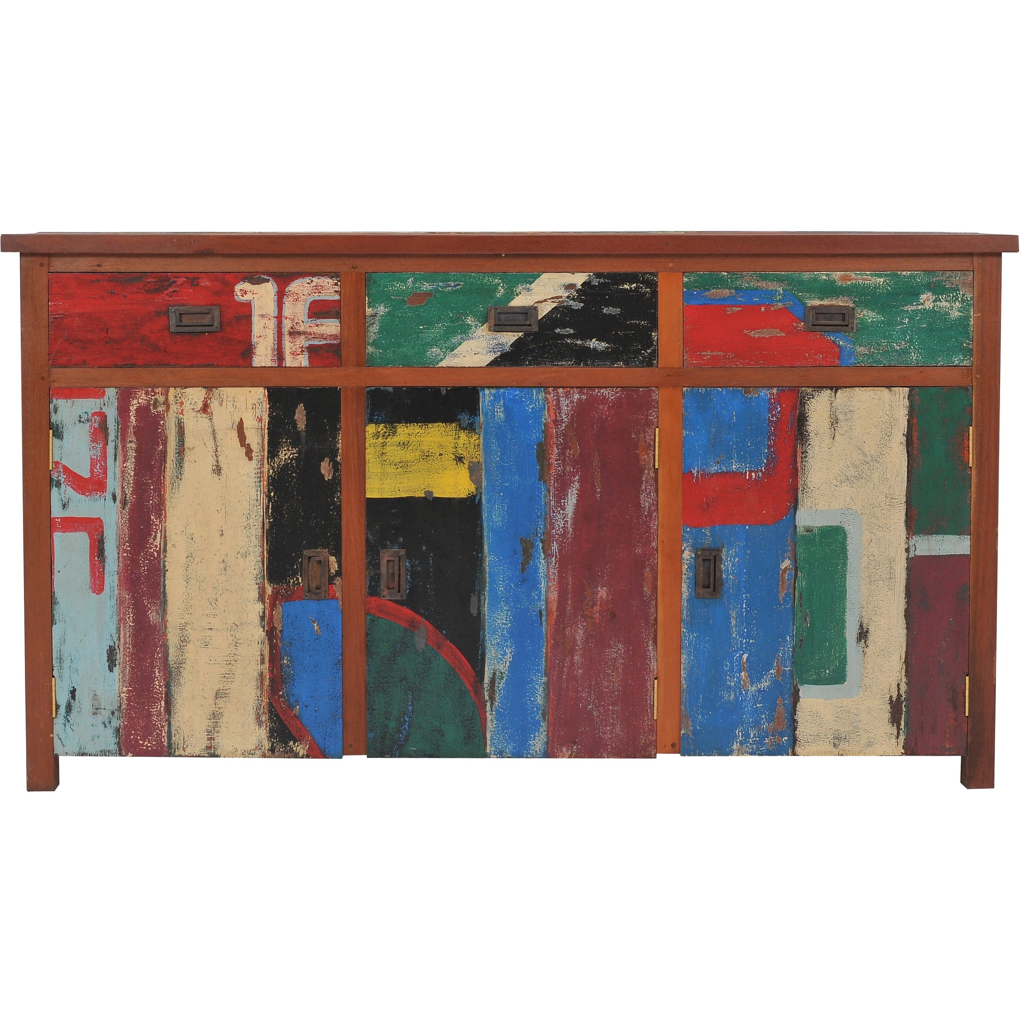 Marina del Rey Buffet with 3 Doors and 3 Drawers Made from Recycled ...