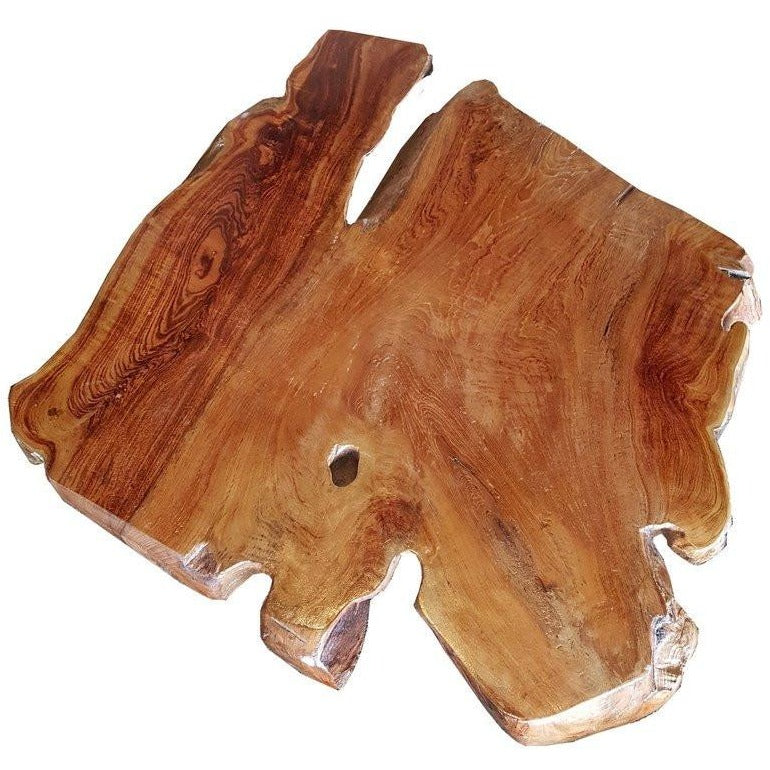 Teak Wood Slab Rustic Coffee Table by Chic Teak only $1,105.60
