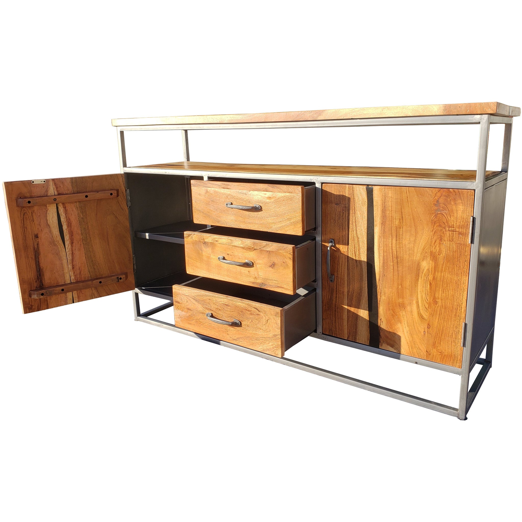 Oceanside Recycled Acacia Wood Buffet/Media Center by Chic Teak only ...