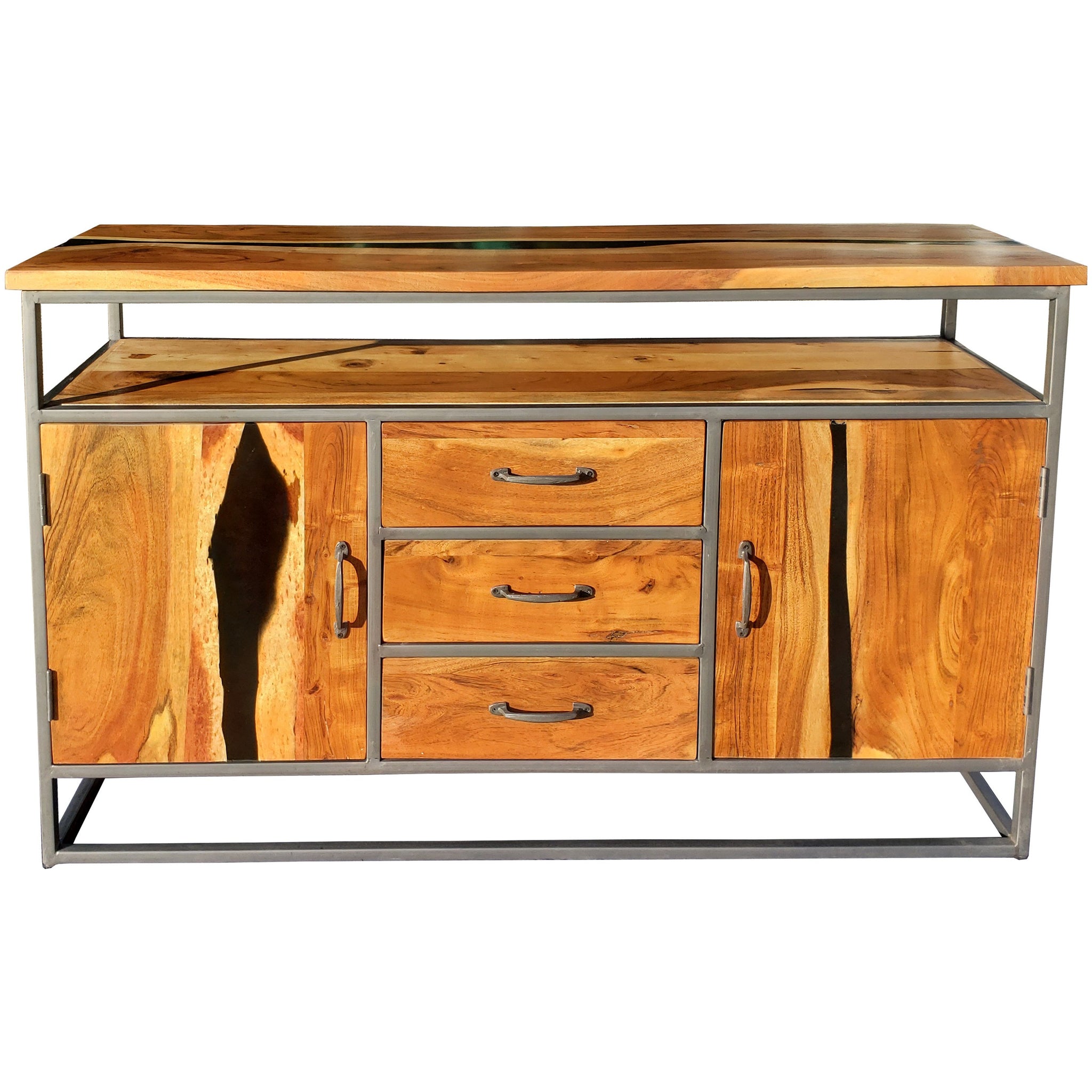 Oceanside Recycled Acacia Wood Buffet/Media Center by Chic Teak only ...