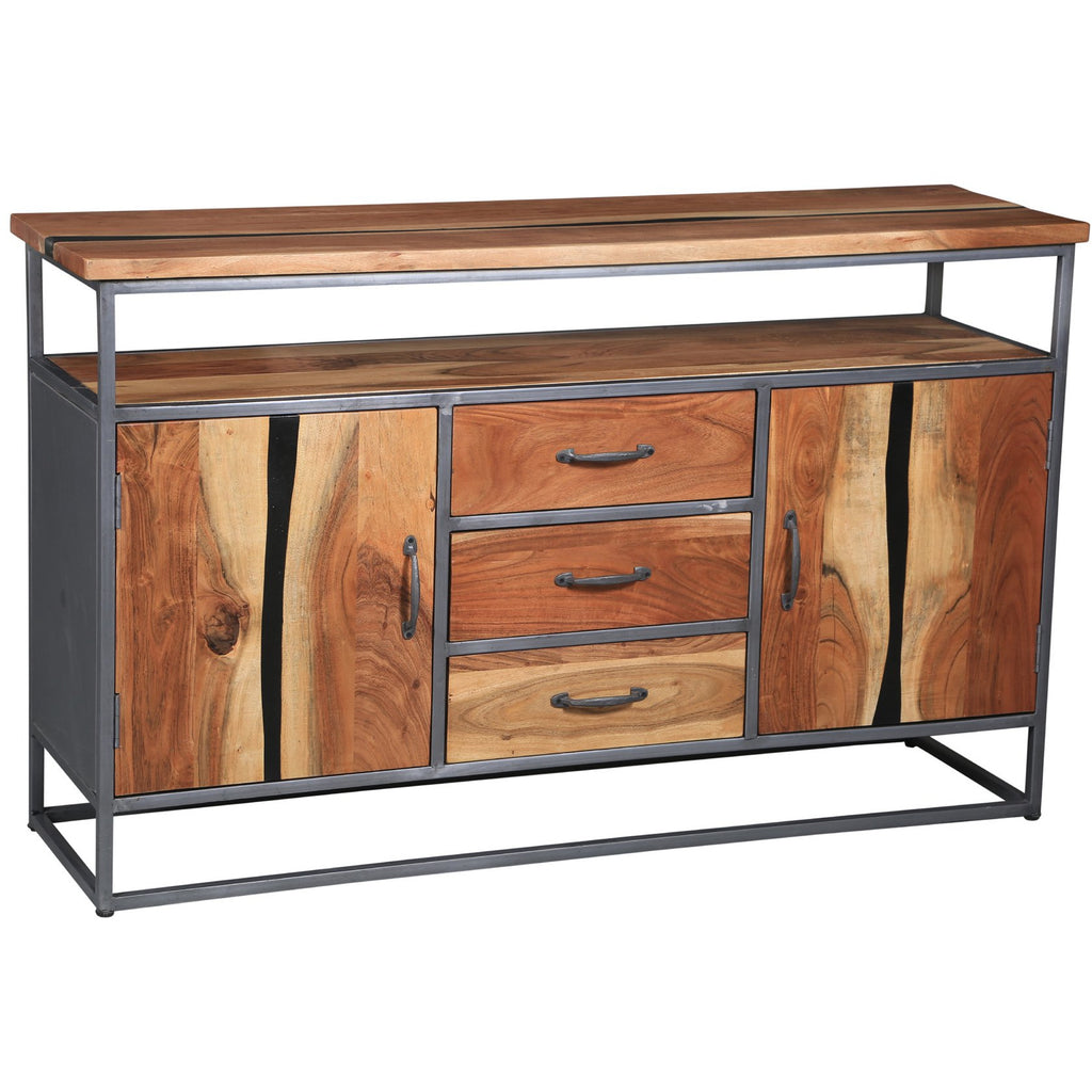 Oceanside Recycled Acacia Wood Buffet/Media Center by Chic Teak only ...