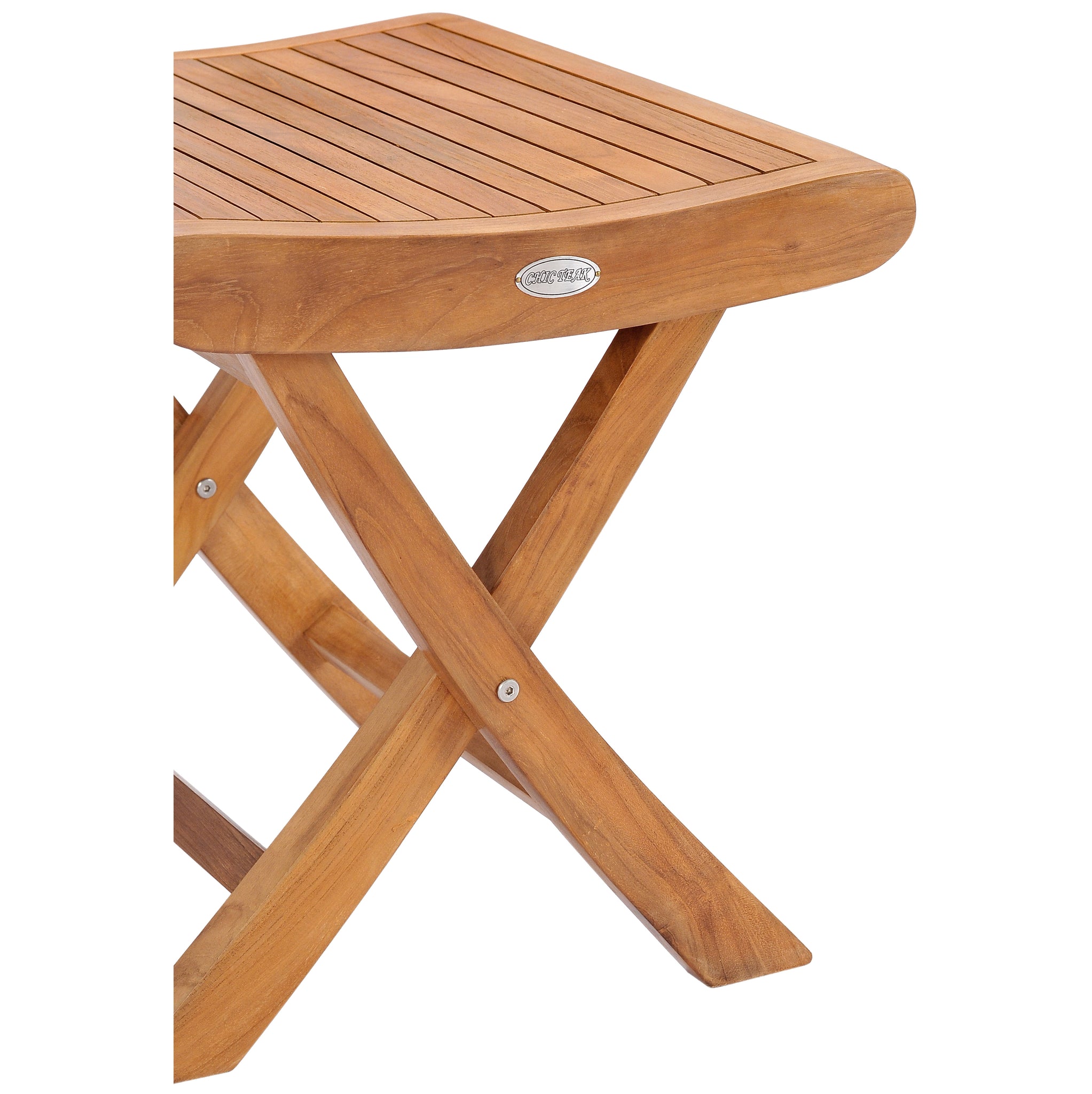 Teak Wood Italy Footstool / Side Table by Chic Teak only $233.19