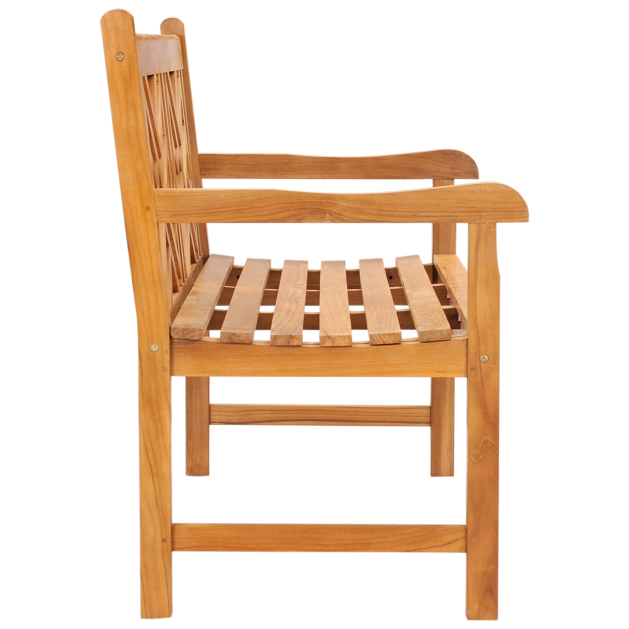 Teak Wood Chippendale Double Bench by Chic Teak only $748.15