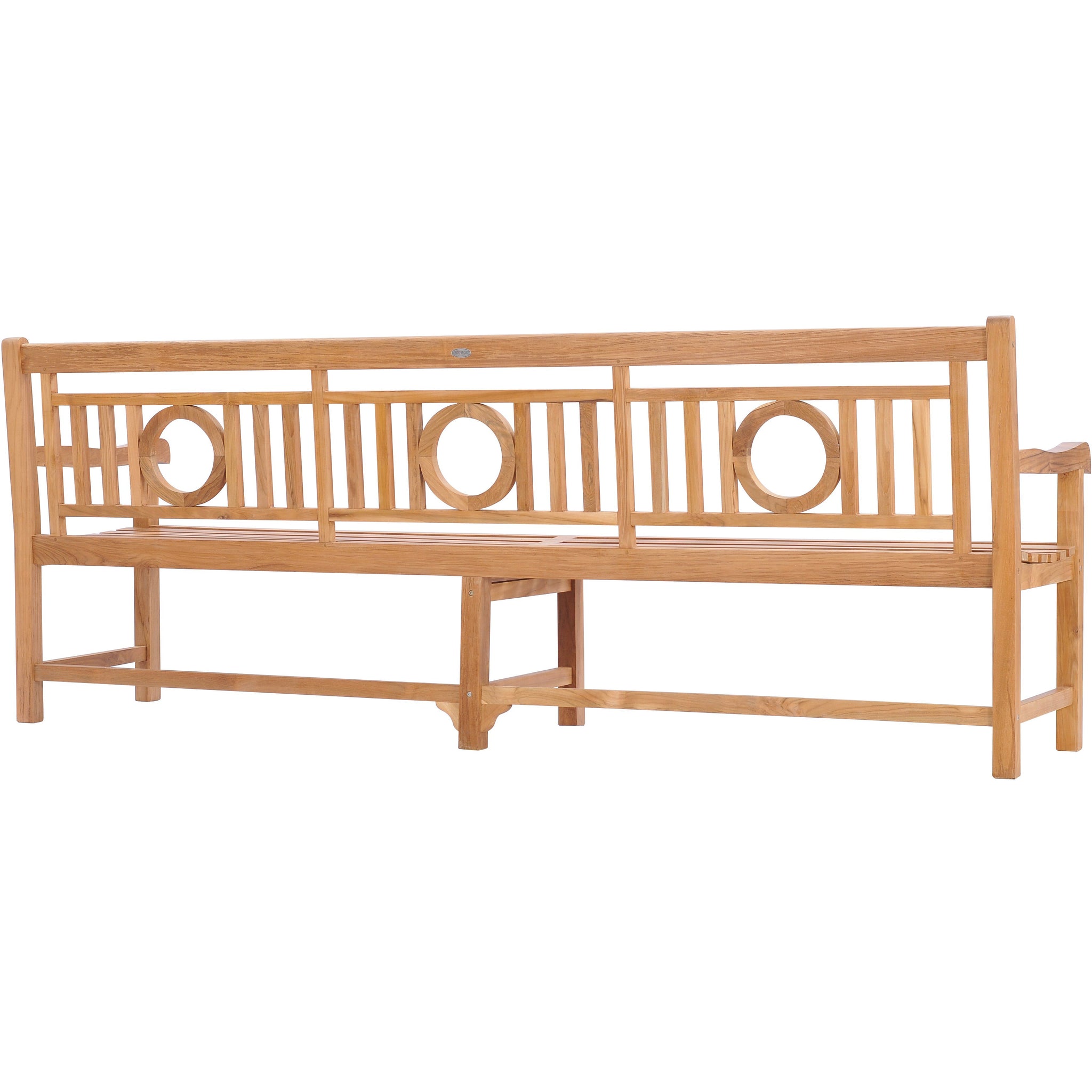 Teak Wood O Bench Extra Large, 8 Foot by Chic Teak only $1,244.86